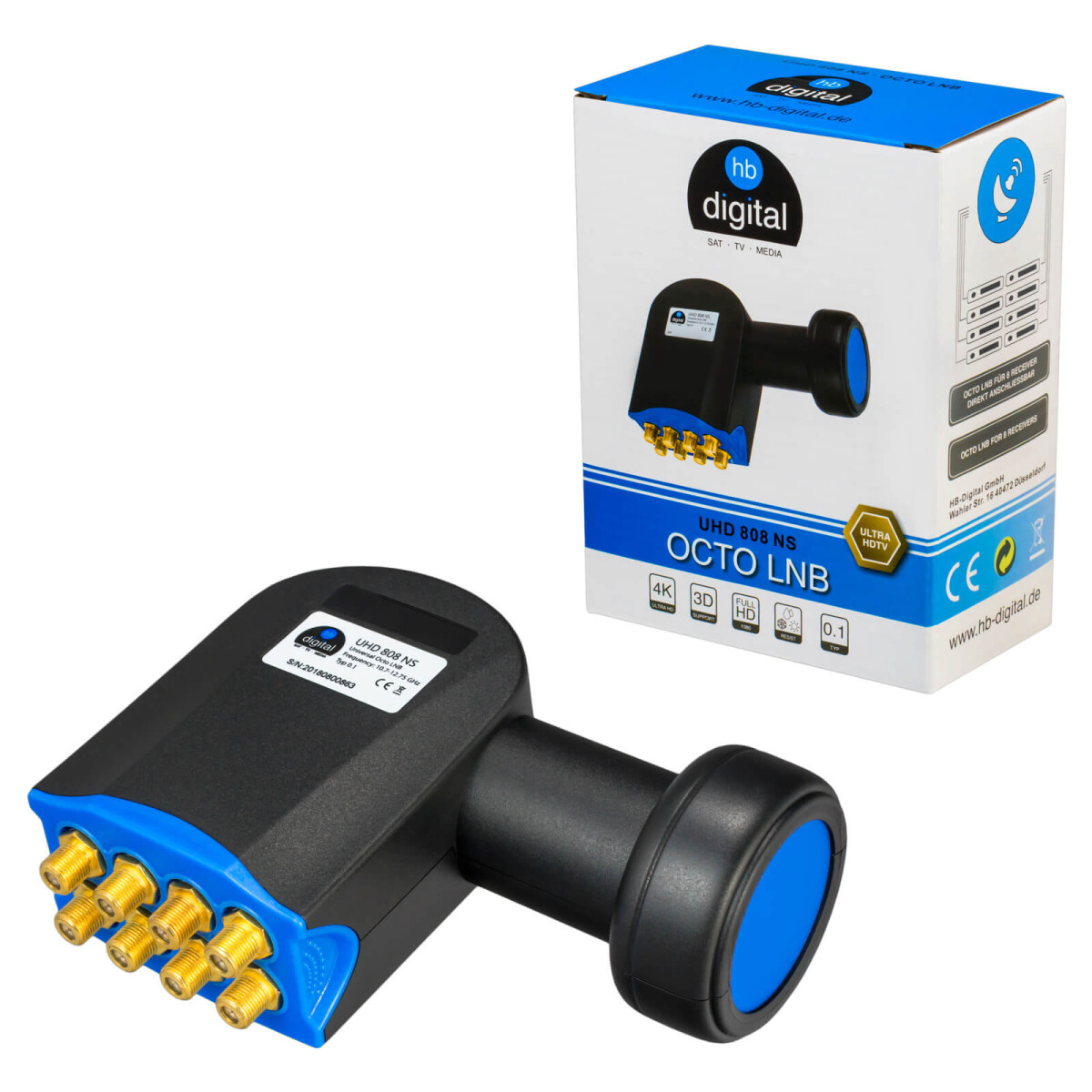 Octo LNB UHD 808 NS hb-digital.de, 19,90