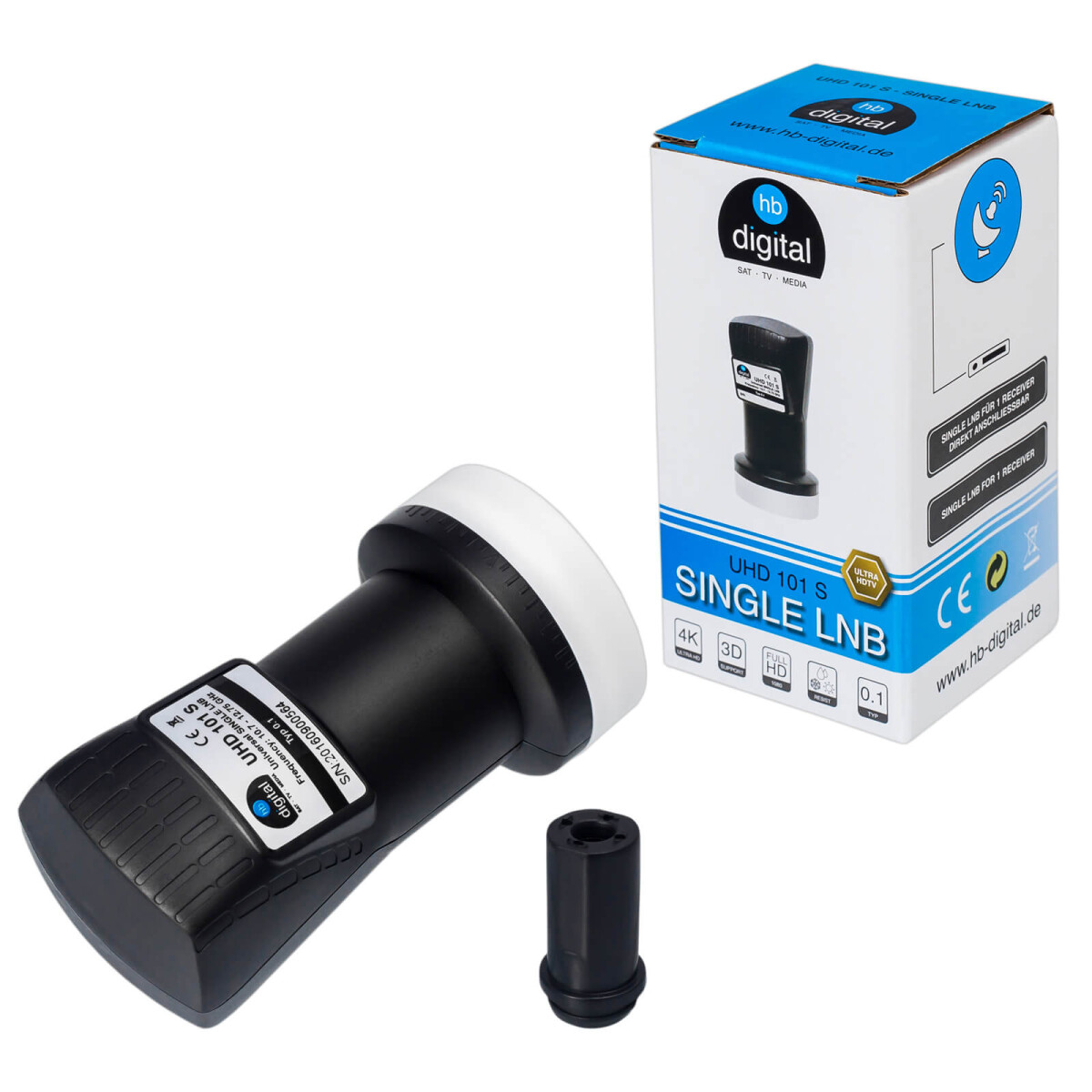 Single LNB UHD 101S with LTE hb-digital.de, 3,90
