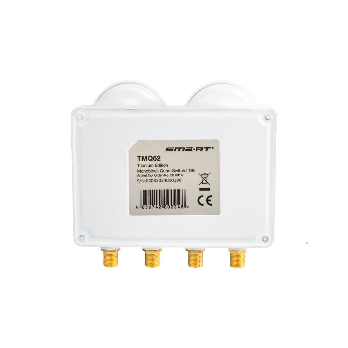 Quad Monoblock LNB SMART Titanium TMQ62 - Beste Signalqualität, 19,90