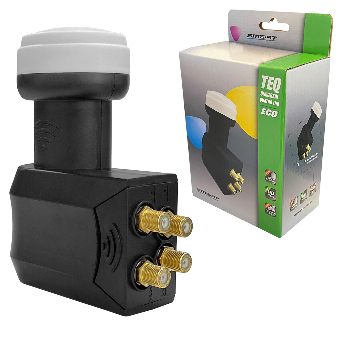 Smart TEQ Quatro LNB ECO – Powerful LNB for Superior Satellite Recepti ...