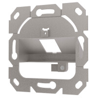 Junction box 1 x port for Keystone network socket RAL9010, 2,49