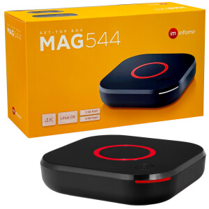 NEU MAG 544 IPTV Set Top Box mit 4K und HEVC H 265 Linux, 89,90