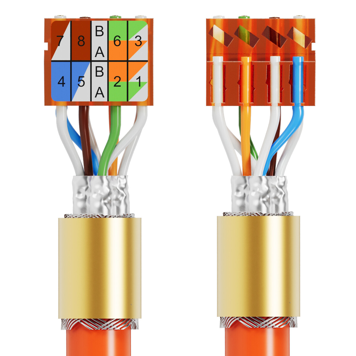 Field-terminable CAT.7 Connector | Compatible with PoE, PoE+ and 4PPoE ...
