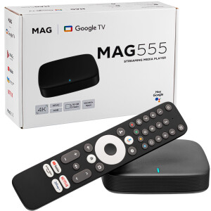 MAG 555 IPTV Set-Top Box – 4K UHD, HEVC, Wi-Fi | Official Dealer, 94,90