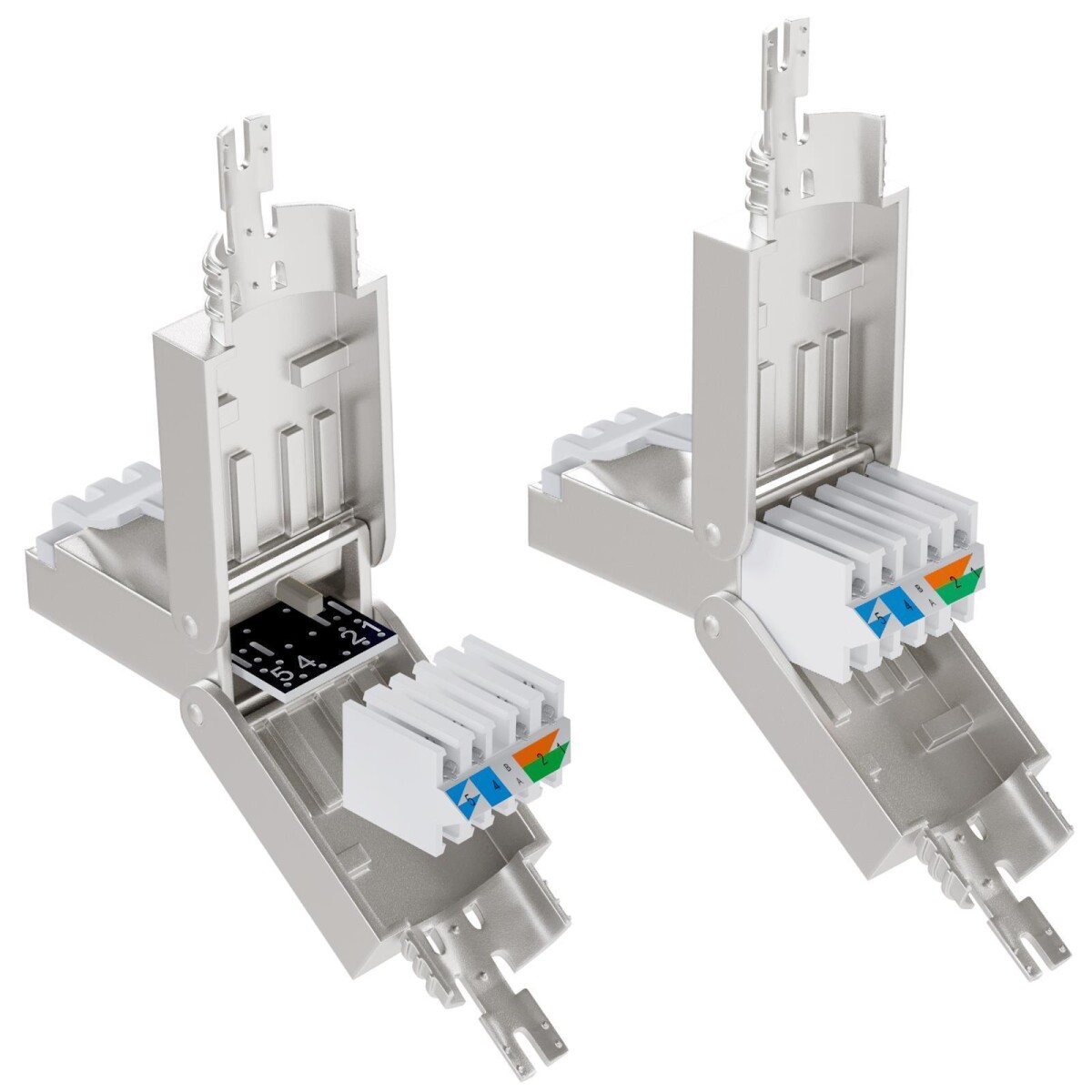 48 Stk. RJ45 Netzwerkstecker CAT 7 LSA Stecker | hb-digital.de, 157,90