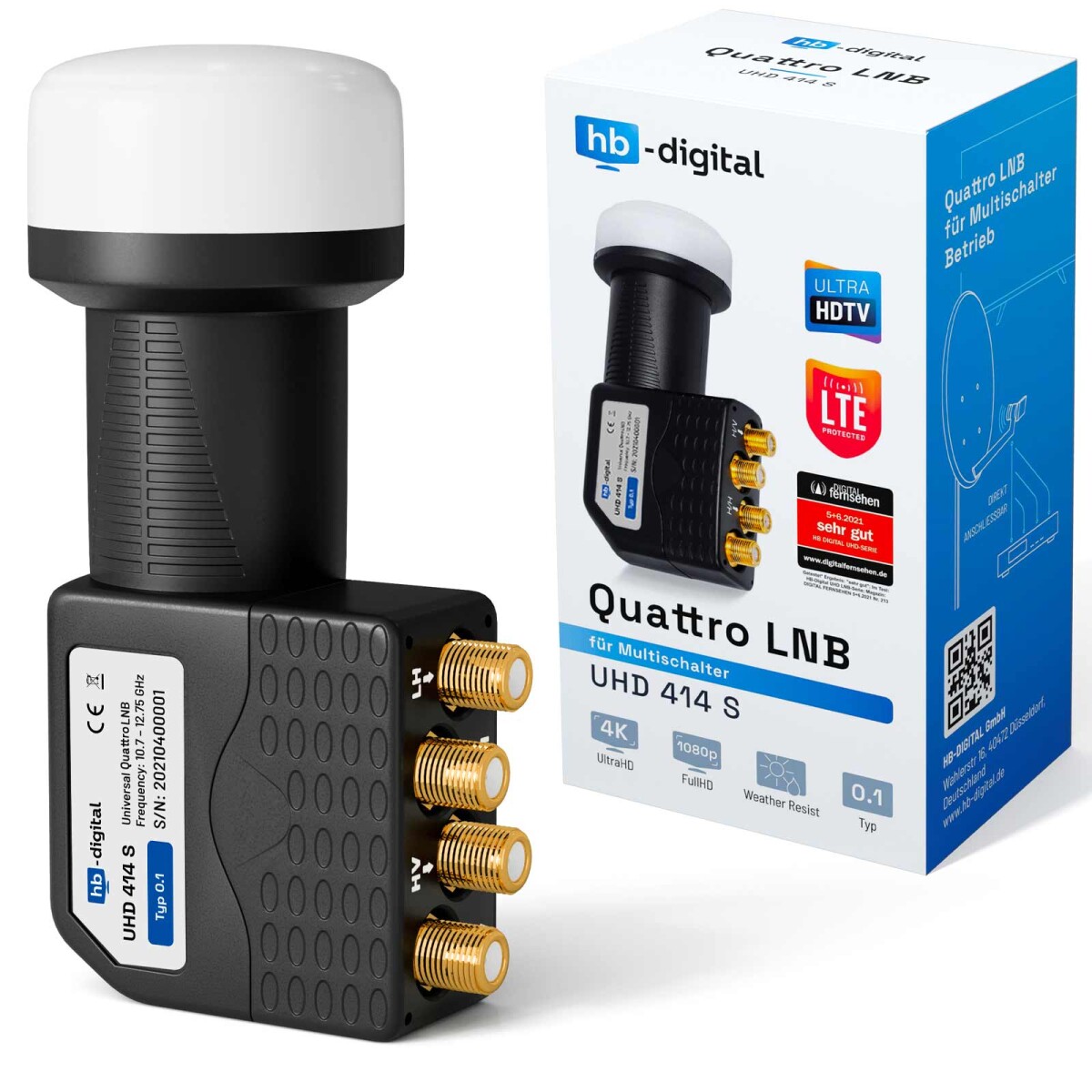 SAT Anlage mit Multischalter – Fuba DAL 800, 80cm & LNB | hb-digital.d ...