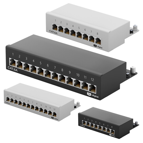 Patchpanel & Patchfelder - Netzwerkzubehör | hb-digital.de