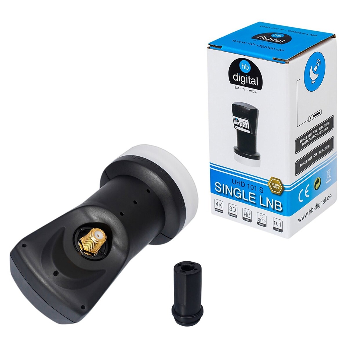 Satellite system Fuba DAL 800 80cm brown LNB Single, 89,90